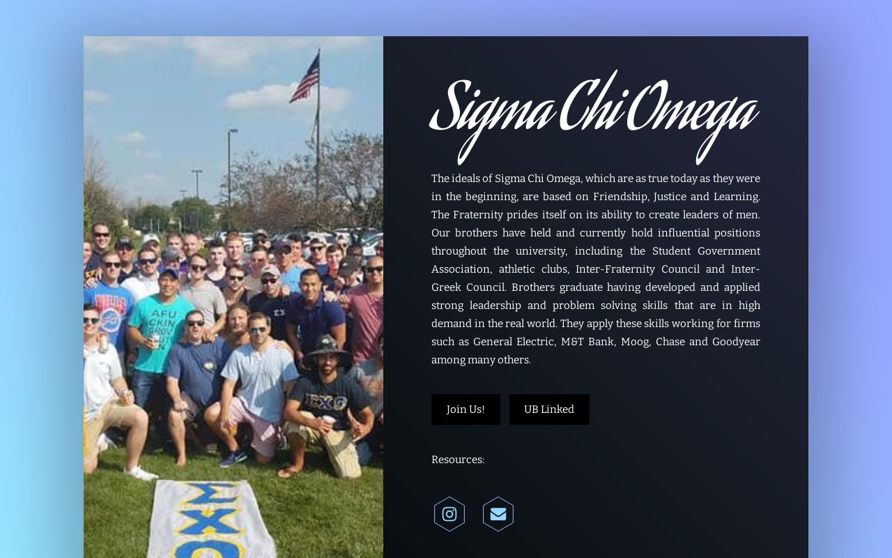 Sigma Chi Omega Fraternity Chapter